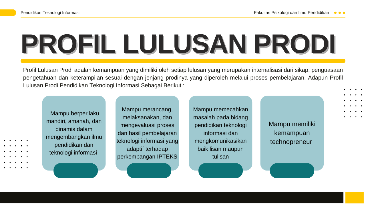 profil lulusan